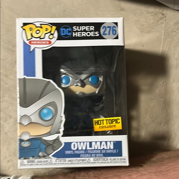 Funko | Other | Funko Dc Super Heroes Owlman Figure Blue And Gray ...